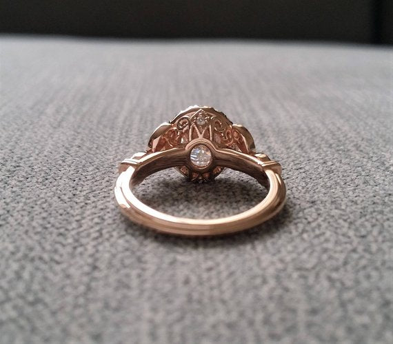 The Carrie EF Moissanite Center – PenelliBelle